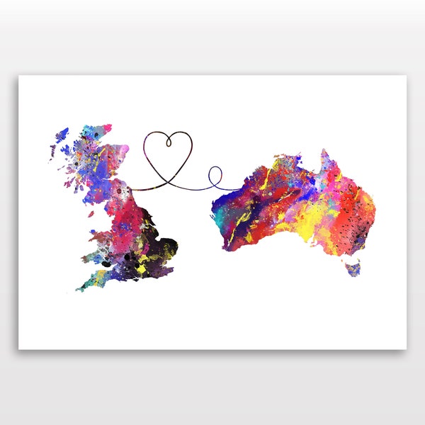 Personalised Map - Etsy