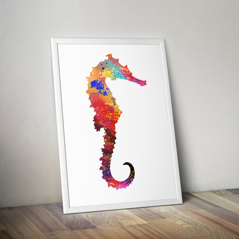Seahorse Posters - Etsy