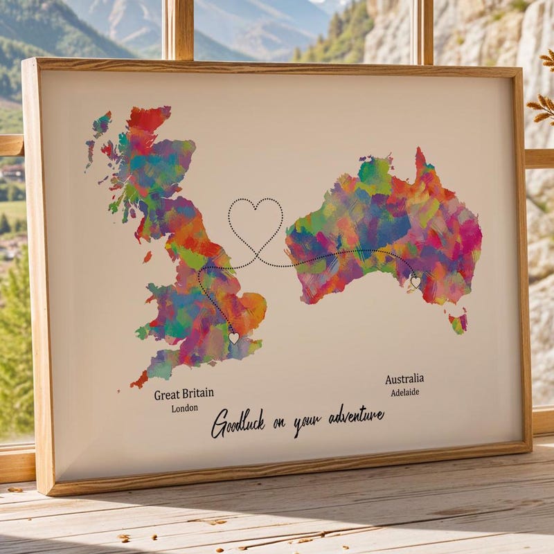 Moving States Map Art - Etsy