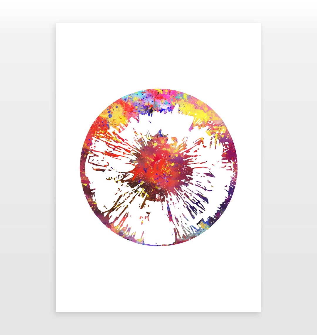 Human Eye Poster - Iris Print - Watercolour Print - Etsy