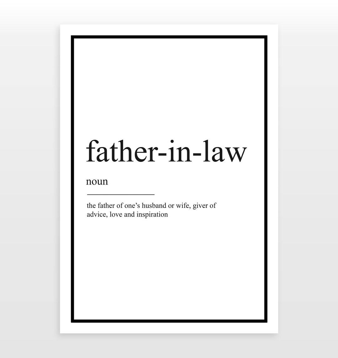 Father in law Definition Print Etsy UK father-in-law-definition-print-etsy-uk
