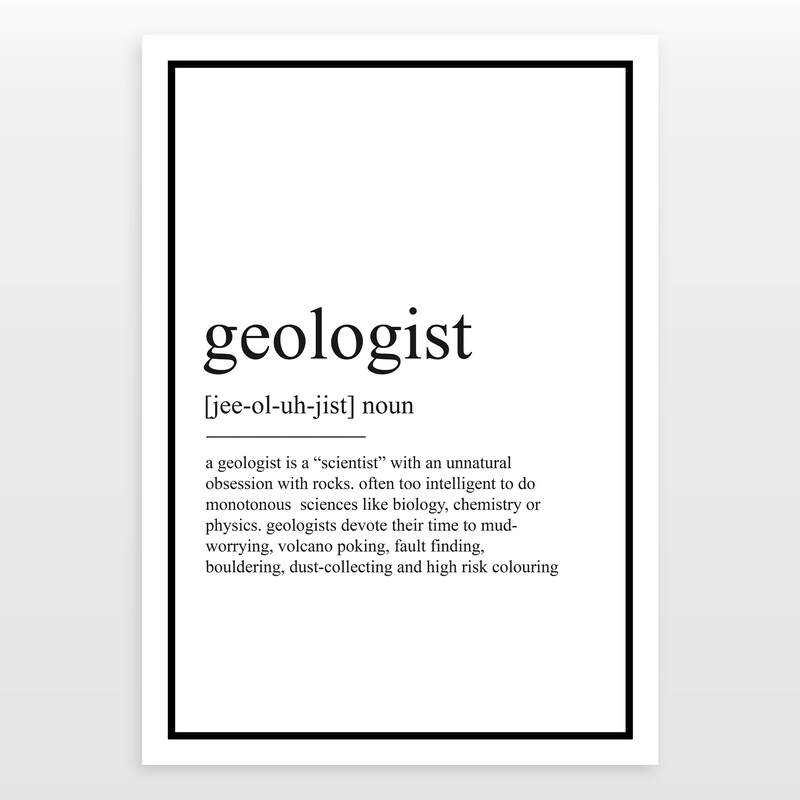 Geologist - Etsy