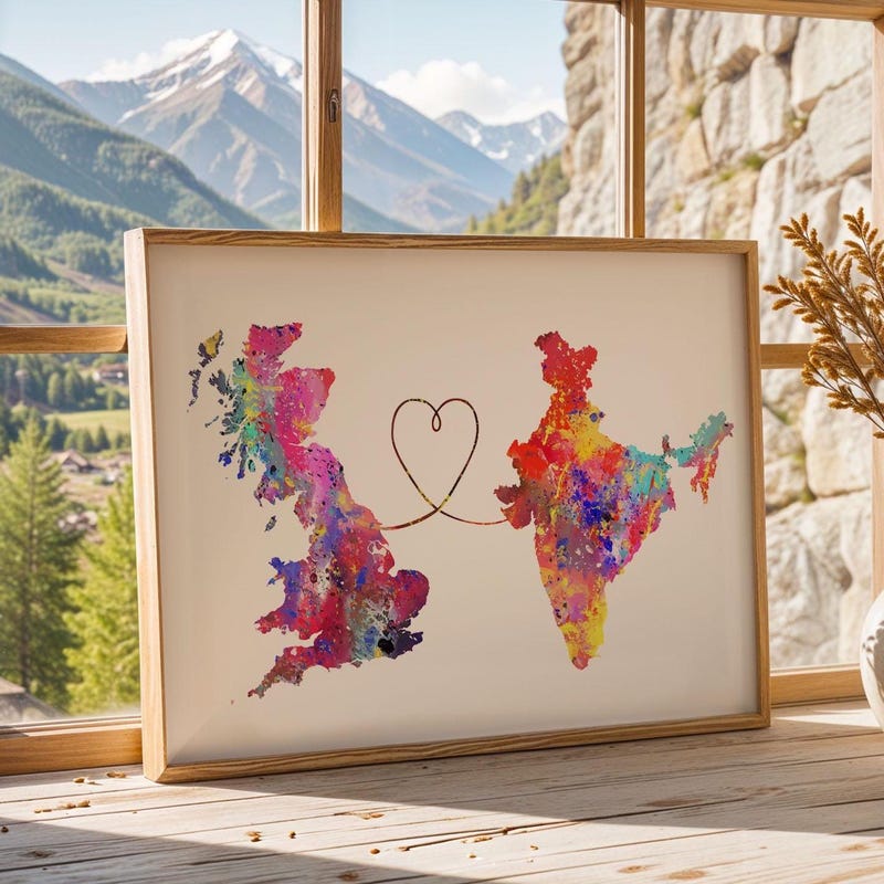 Landscape Poster Indian - Etsy UK