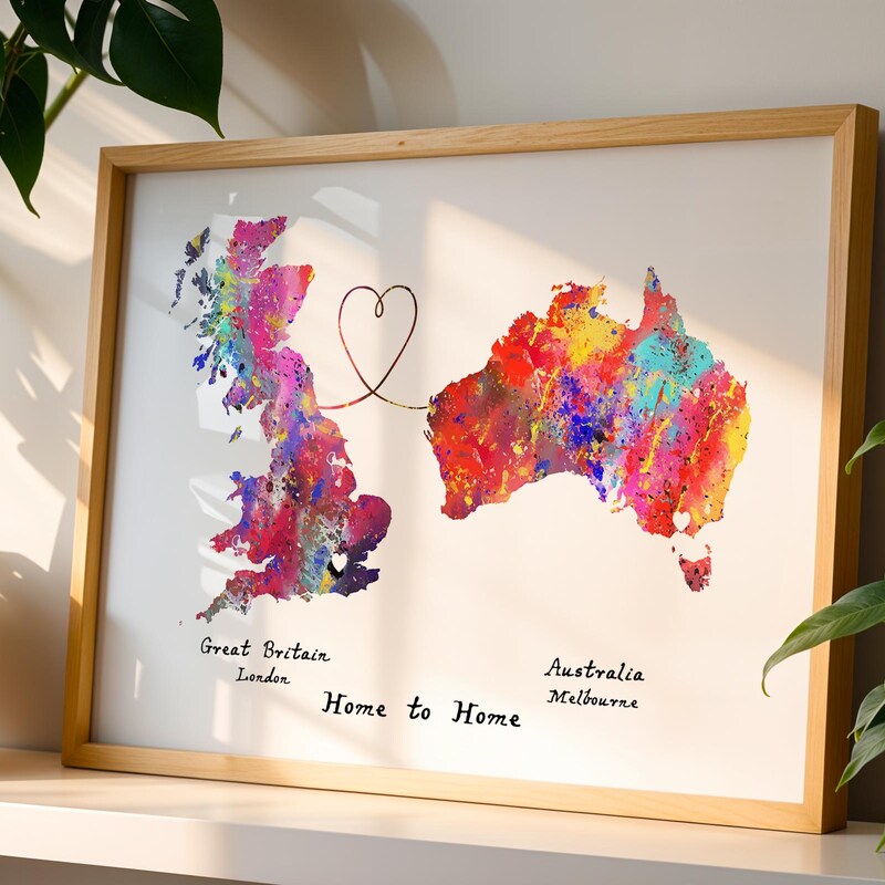 Map Prints - Etsy