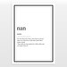 Nan Definition Print Poster - Etsy UK