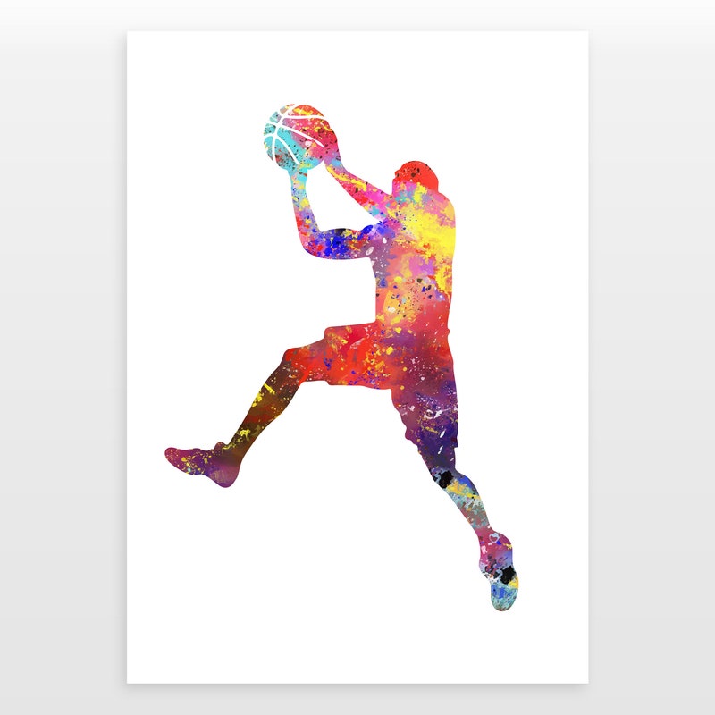 Basketball Print - Etsy