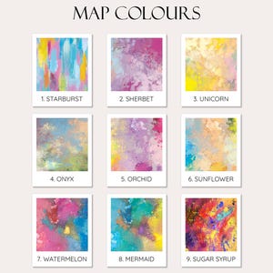 Personalised Map Print - Any Two Countries - Custom Map Art - Available ...