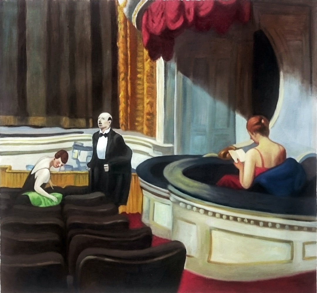 Edward Hopper Two on the Aisle 1927, One of Hopper's Gorgeous Paintings ...