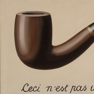 Rene Magritte the Treachery of Images 1929, High Quality Hand-painted ...