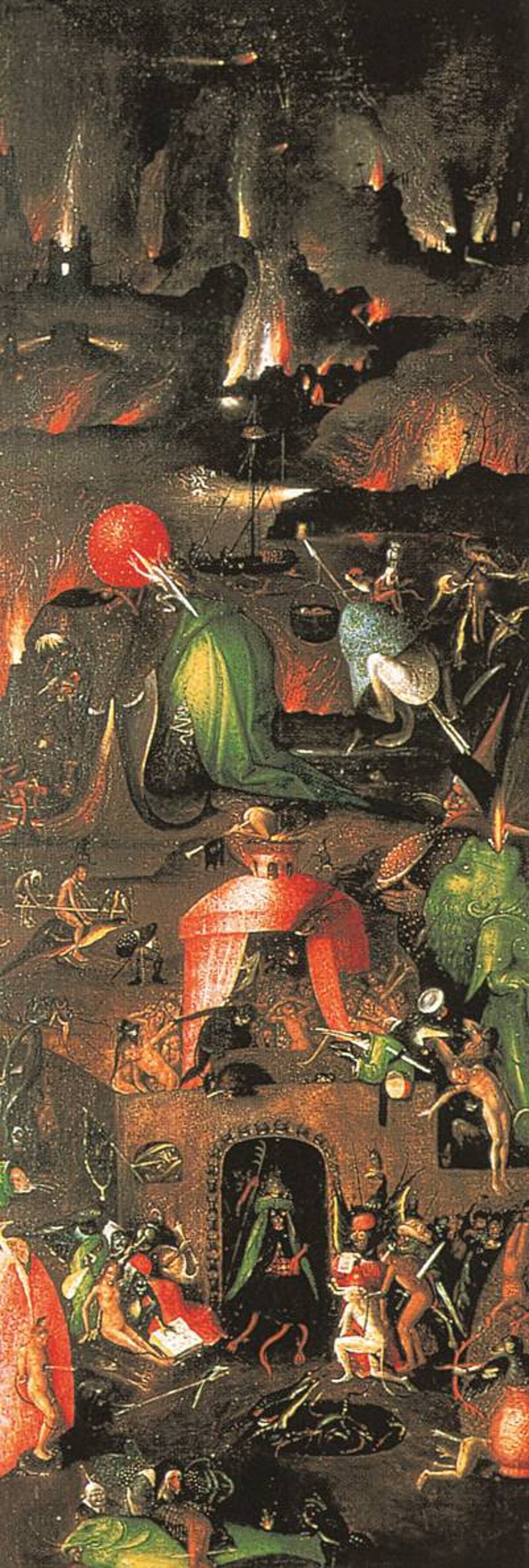Hieronymus Bosch the Last Judgment (right Panel), Large Oil Painting ... Hieronymus Bosch the Last Judgment (right Panel), Large Oil Painting ...