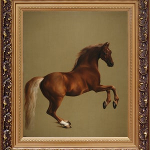 George Stubbs's Masterpiece Whistlejacket 1762, High Quality Hand ...