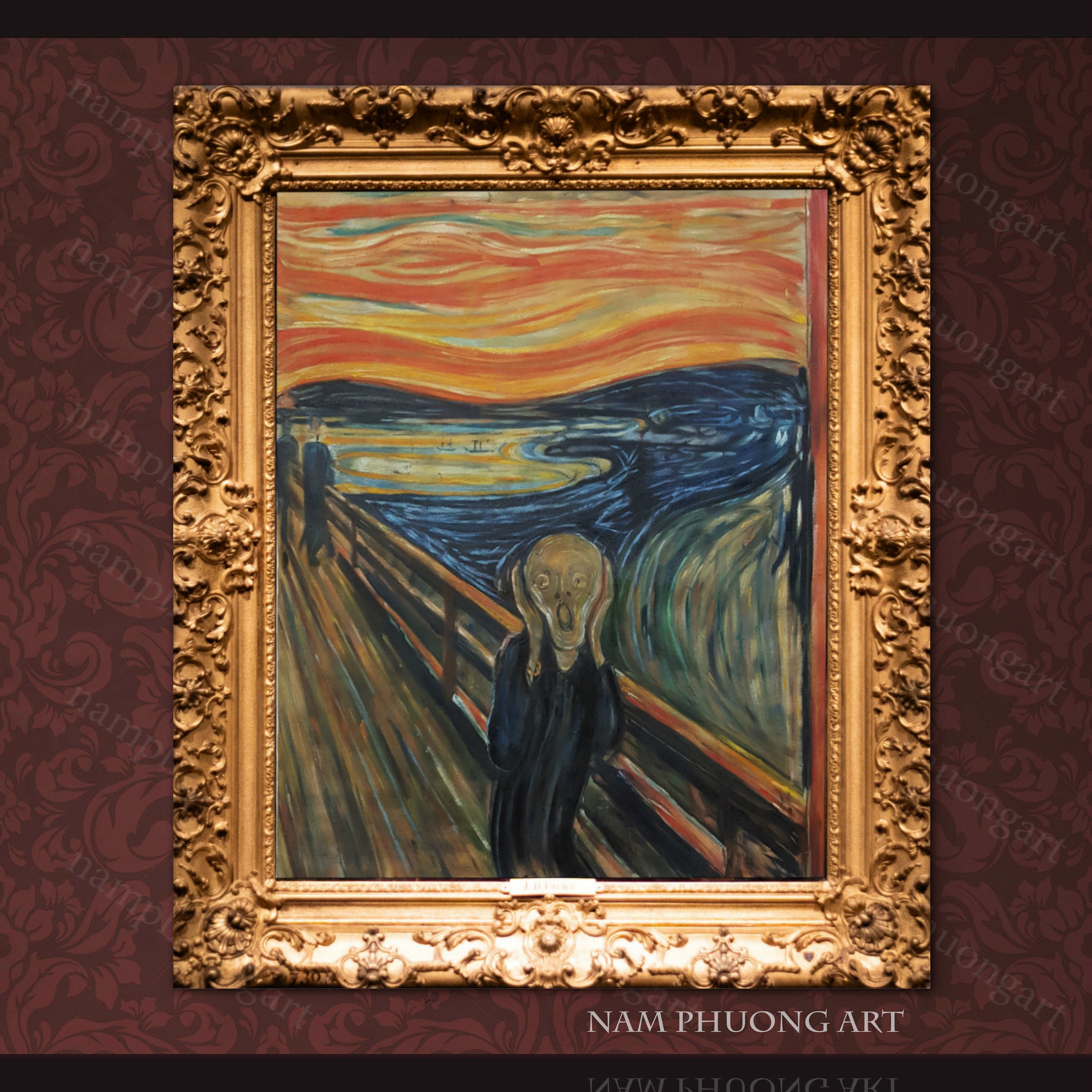 Edvard Munch The Scream 1893 High quality oil painting | Etsy