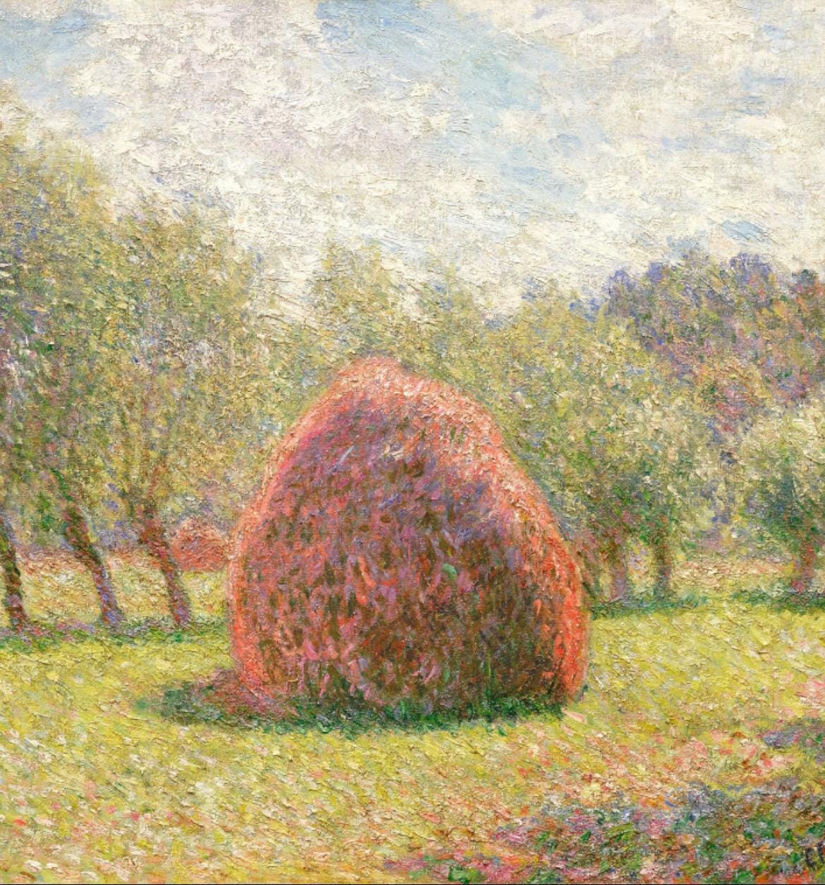 Claude Monet Meules a Giverny 1893, Impressionism, High Quality Hand ...