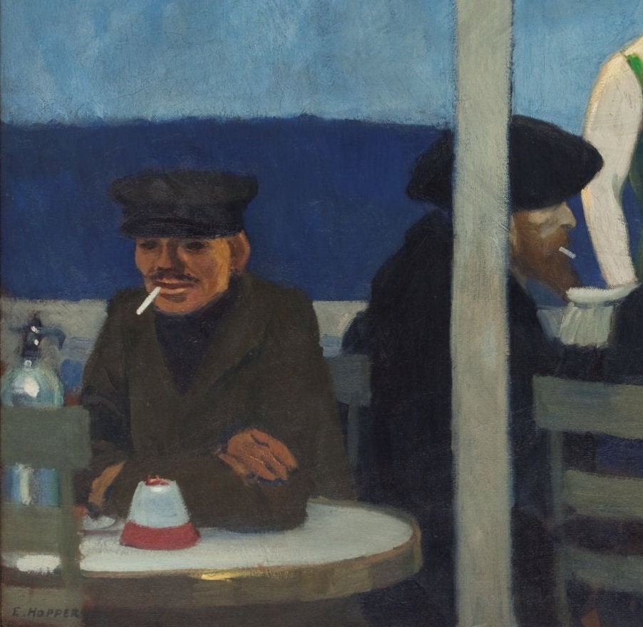 Edward Hopper Soir Bleu 1914 Social Realism High Quality - Etsy