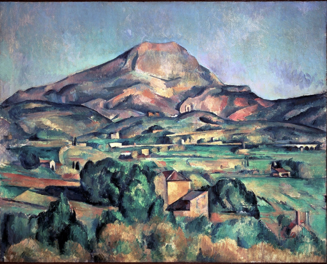 Paul Cezanne Mont Sainte-victoire Seen From Bellevue, High Quality Hand ...