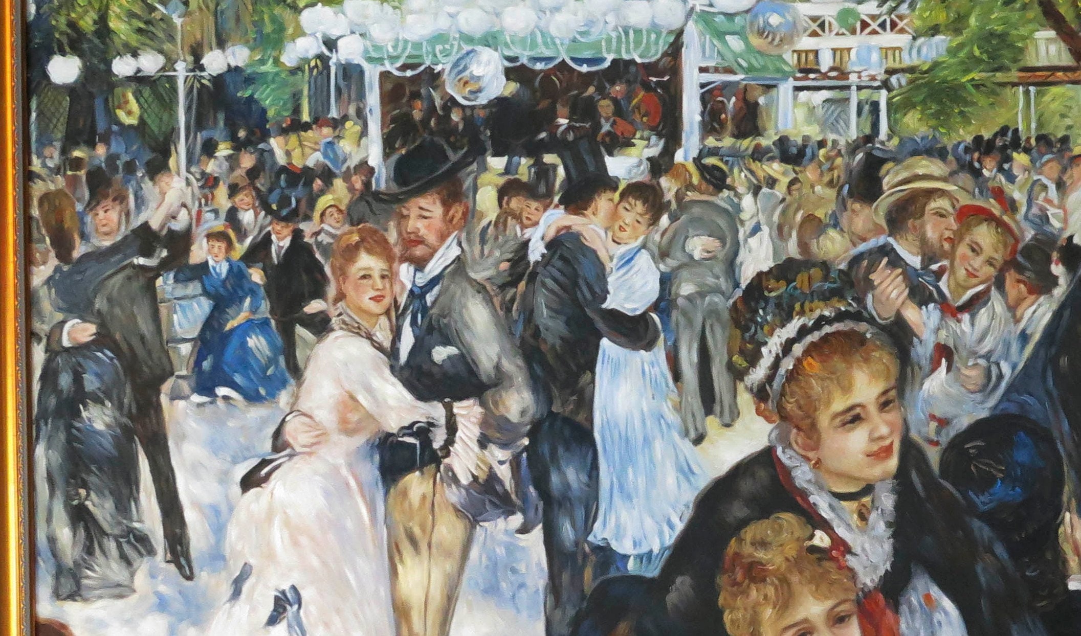Pierre-Auguste Renoir Danza en Le Moulin de la Galette 1876 ...