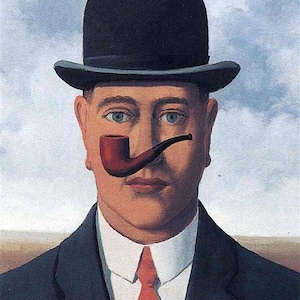 Rene Magritte La Bonne Foi 1965, High Quality Hand-painted Oil Painting ...