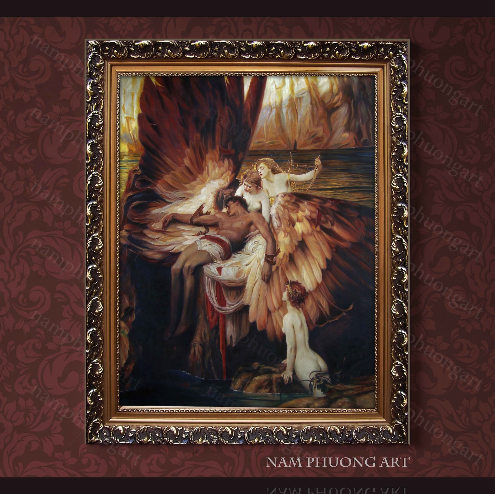 Herbert James Draper the Lament for Icarus 1898 High Quality - Etsy