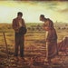 Jean-francois Millet the Angelus 1857-59, High Quality Hand Painted Oil ...