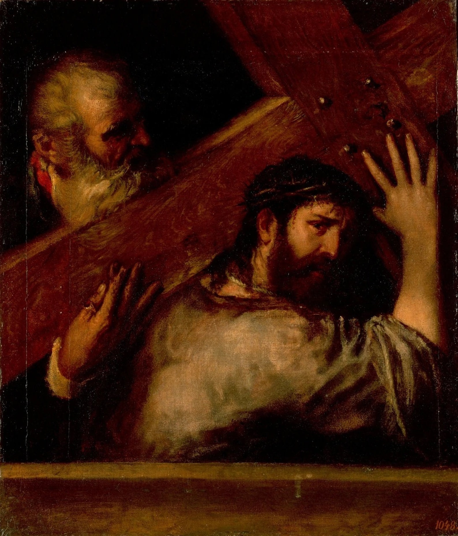 Titian Christ Carrying the Cross 1565 Museum Quality Oil - Etsy