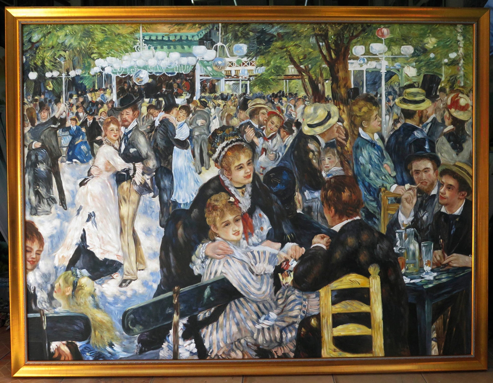 Pierre-auguste Renoir Dance at Le Moulin De La Galette 1876 - Etsy