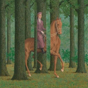 Rene Magritte the Blank Signature 1965, High Quality Hand-painted Oil ...