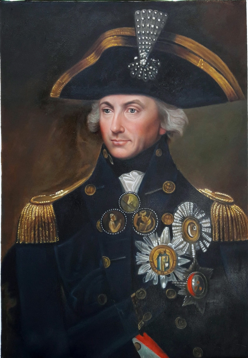 Portrait of Horatio Nelson by Lemuel Francis Abbott High - Etsy