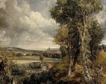 Dedham Vale John Constable 1802 the Vale of Dedham Hand Painted Oil ...