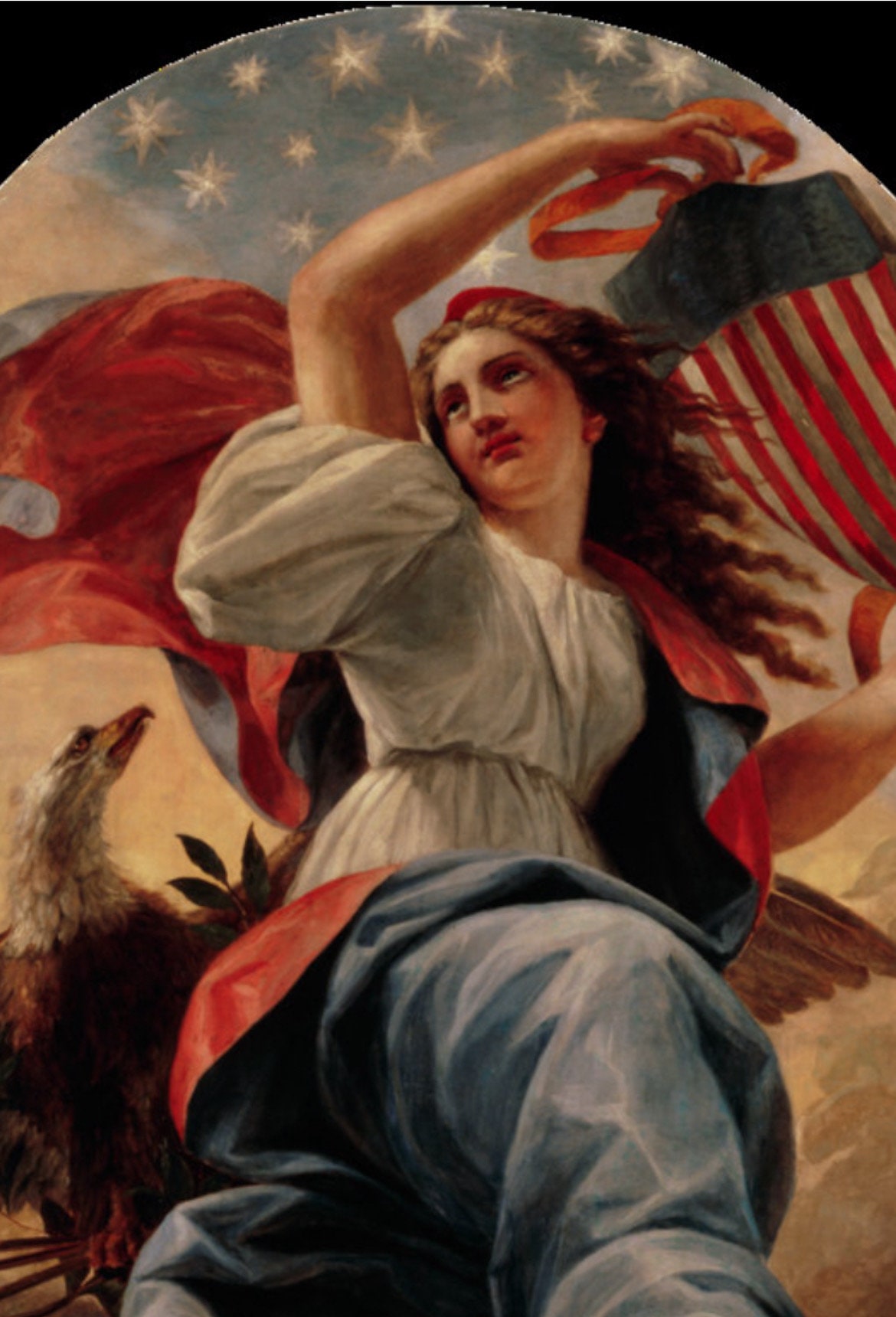 Constantino Brumidi Union 1869, Art in the White House, High Quality ...