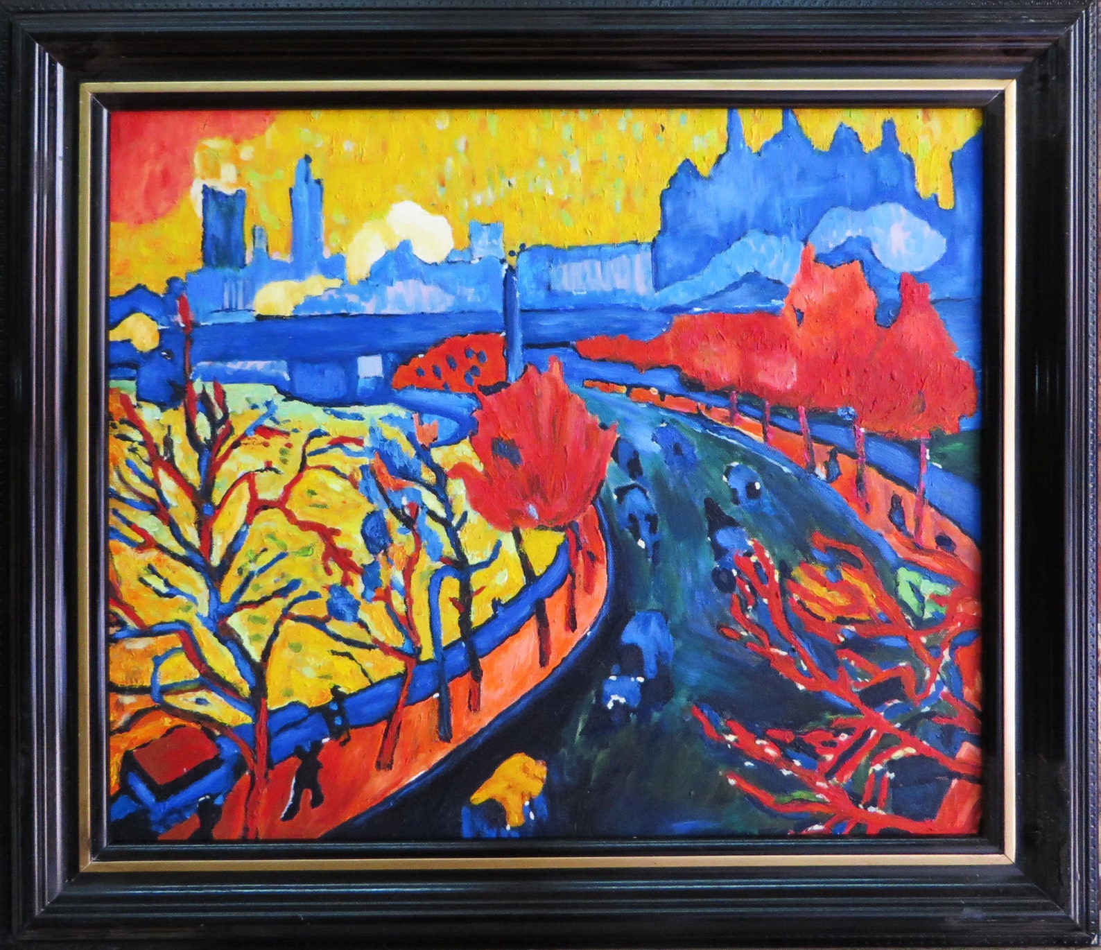 André Derain Charing Cross Bridge 1906 Oil on Canvas Hand | Etsy