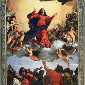 Titian Assumption of the Virgin, High Quality Hand Painted Oil Painting ...