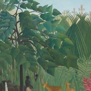 Henri Rousseau the Waterfall 1910, High Quality Hand Painted Oil ...