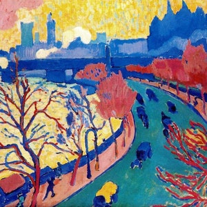 Andre Derain Charing Cross Bridge, 1906, Oil on Canvas, Hand Painted ...