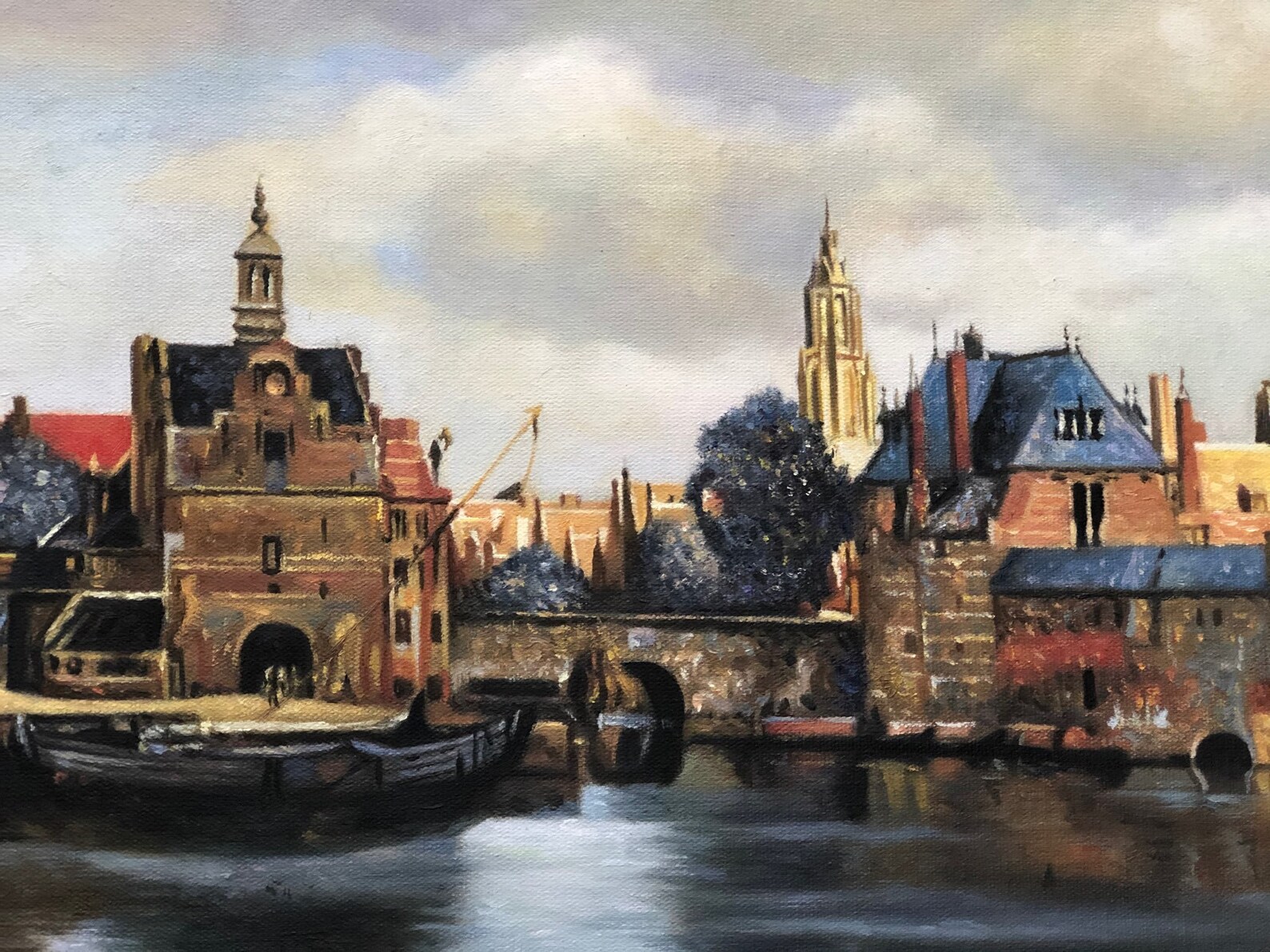 Johannes Vermeer View of Delft Most Famous Cityscape of the | Etsy
