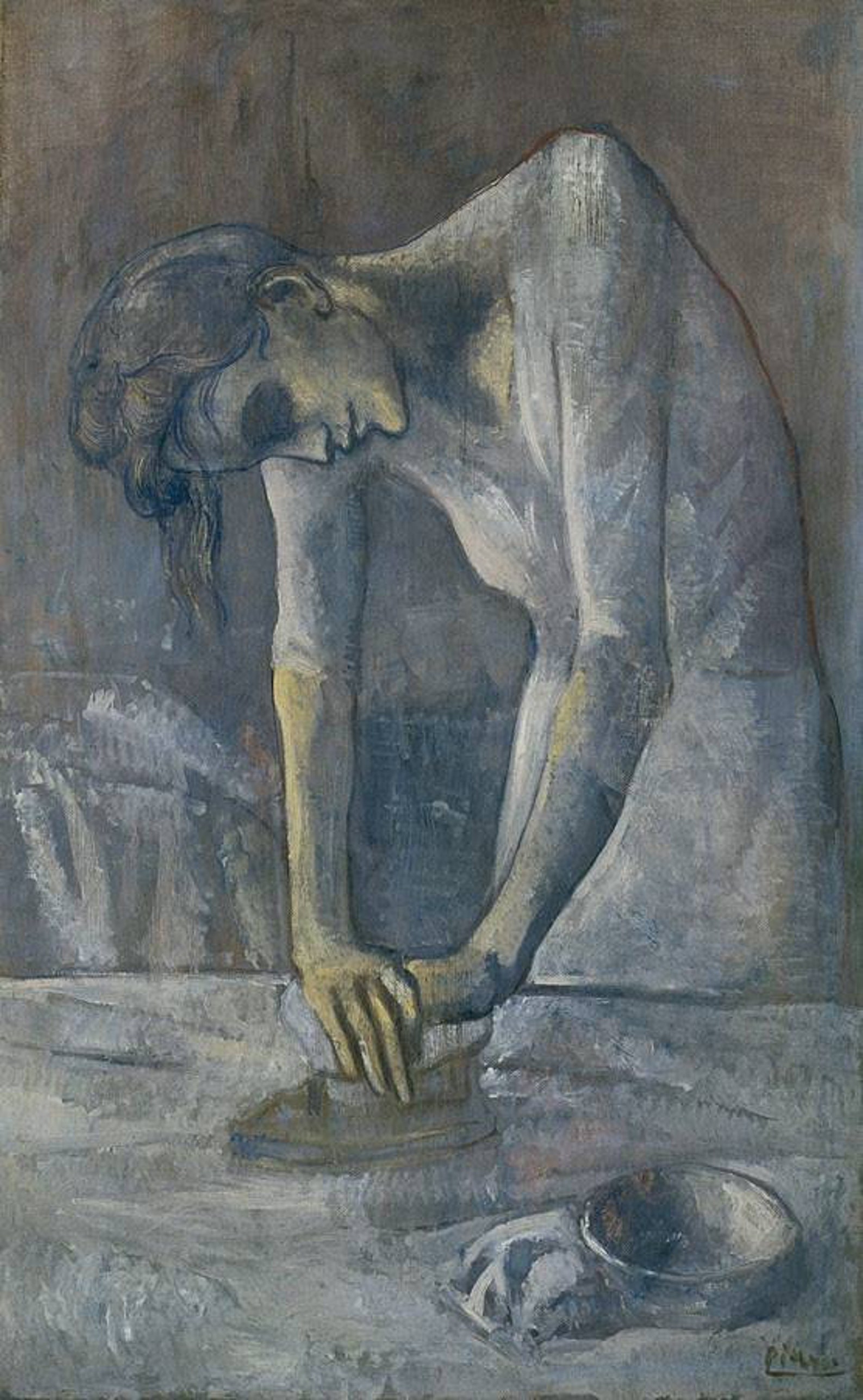 Pablo Picasso Woman Ironing 1904, Hand-painted Oil Painting ...
