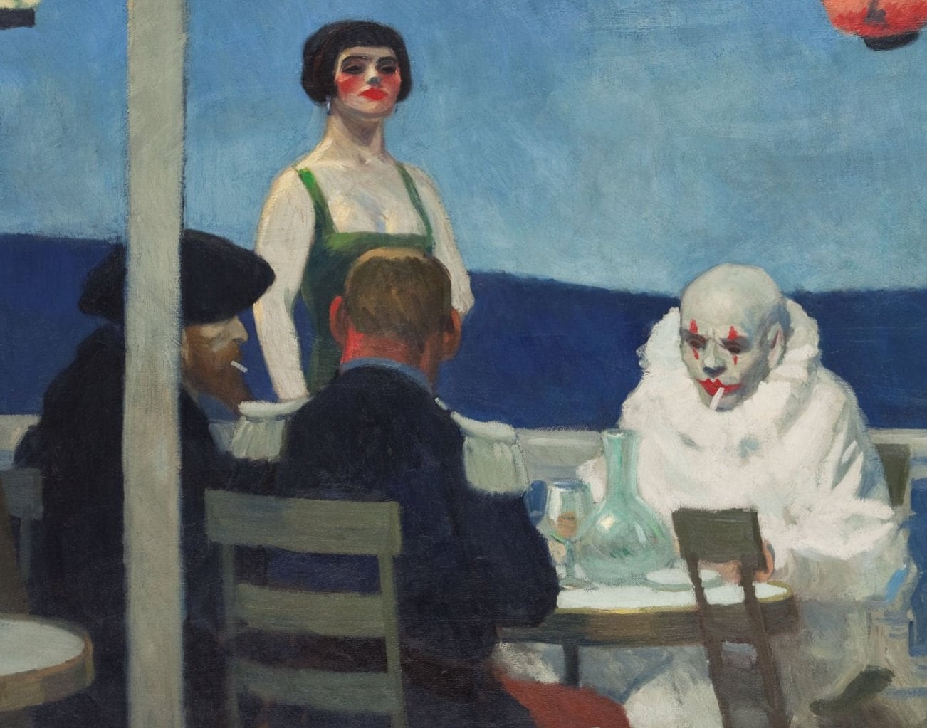 Edward Hopper Soir Bleu 1914, Social Realism, High Quality Hand Painted ...