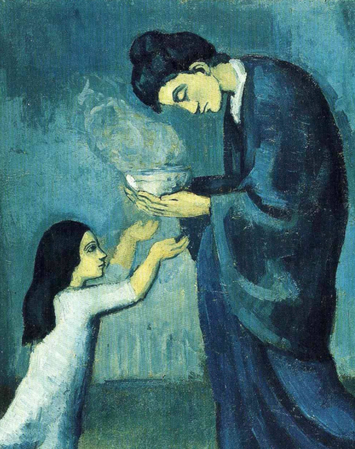 Pablo Picasso the Soup 1902, Hand-painted Oil Painting Reproduction - Etsy
