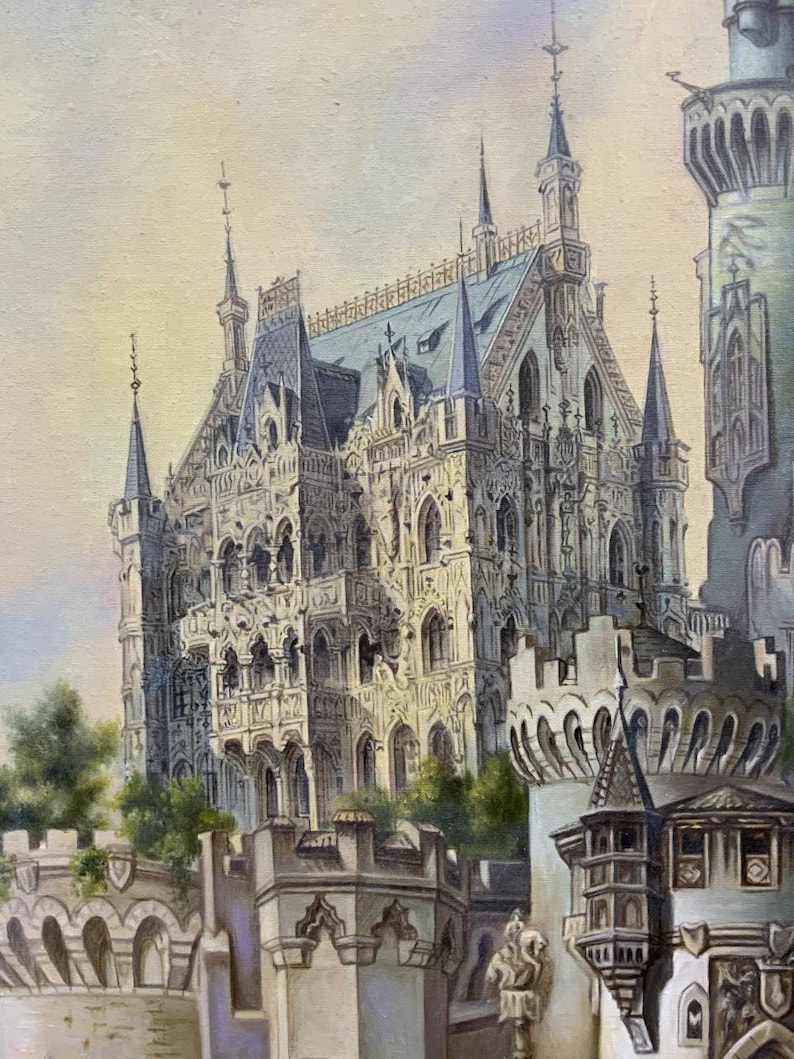 Falkenstein Castle Christian Jank's Plan for the Castle - Etsy