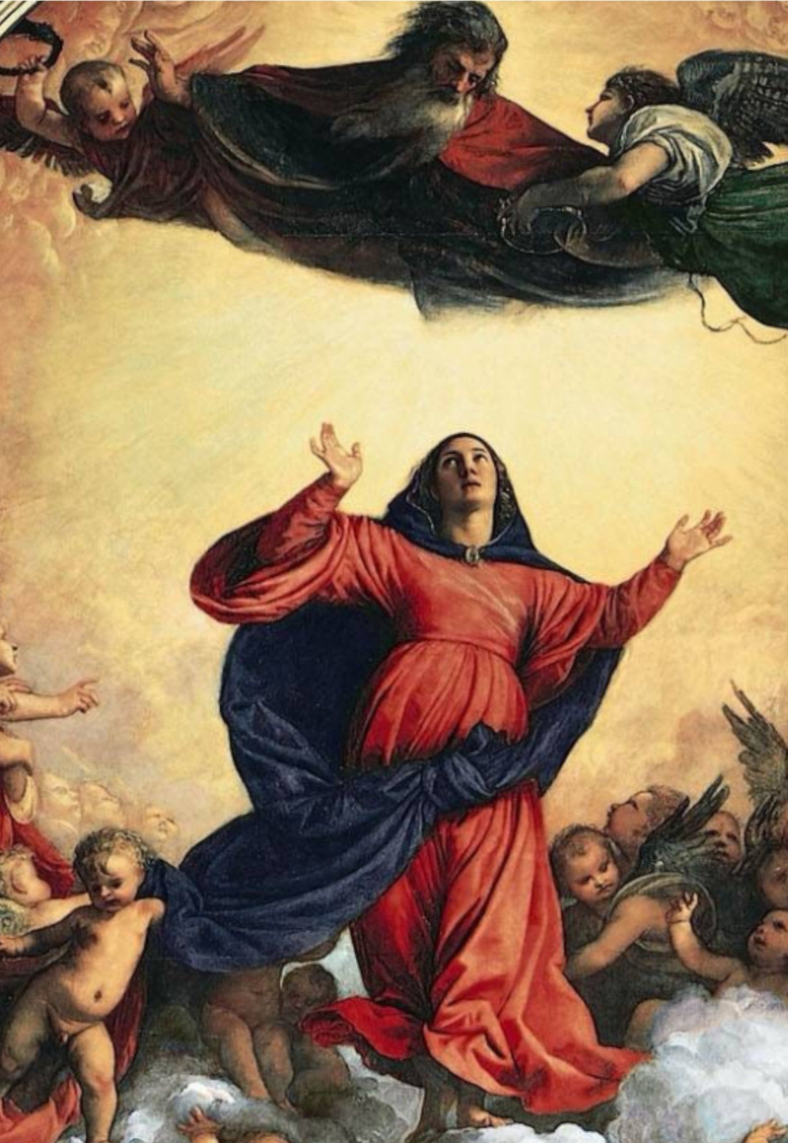 Titian Assumption of the Virgin, High Quality Hand Painted Oil Painting ...