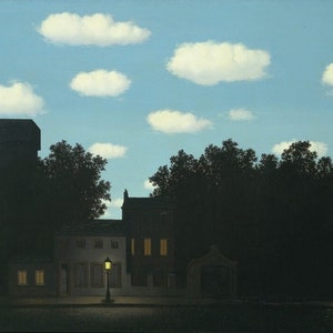 Rene Magritte Empire of Light 1950, High Quality Hand-painted Oil ...