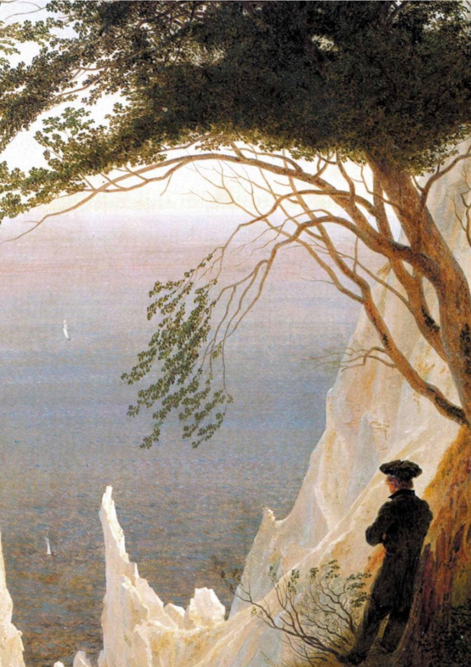 Caspar David Friedrich Chalk Cliffs at Ruegen 1818-1819, High-quality ...