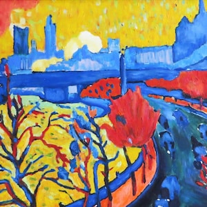 André Derain Charing Cross Bridge 1906 Oil on Canvas Hand | Etsy