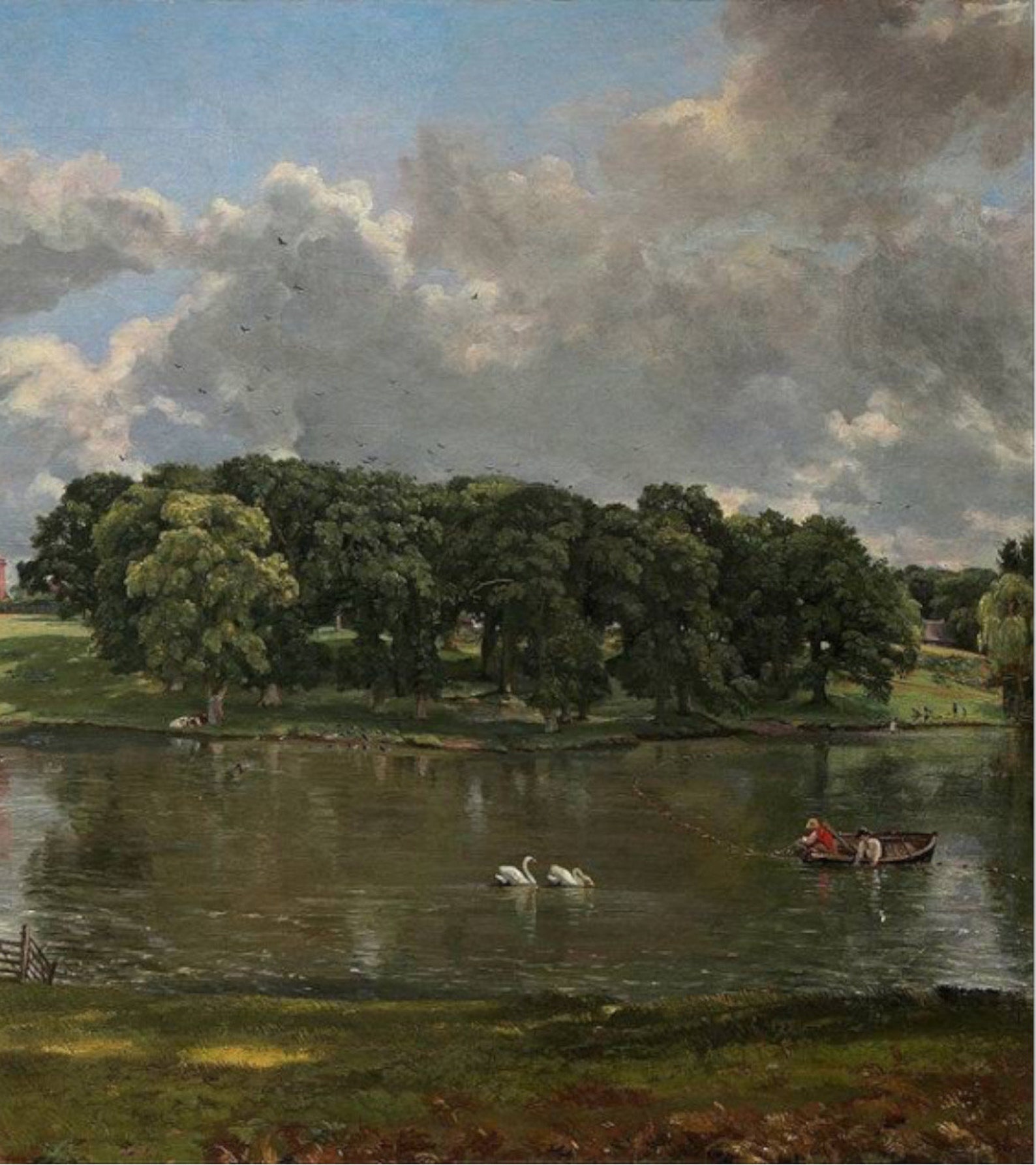 John Constable Wivenhoe Park, Essex 1816, Large Oil Painting ...