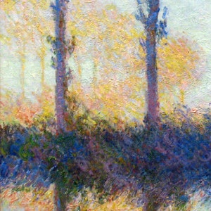 Claude Monet the Four Trees (four Poplars on the Banks of the Epte ...