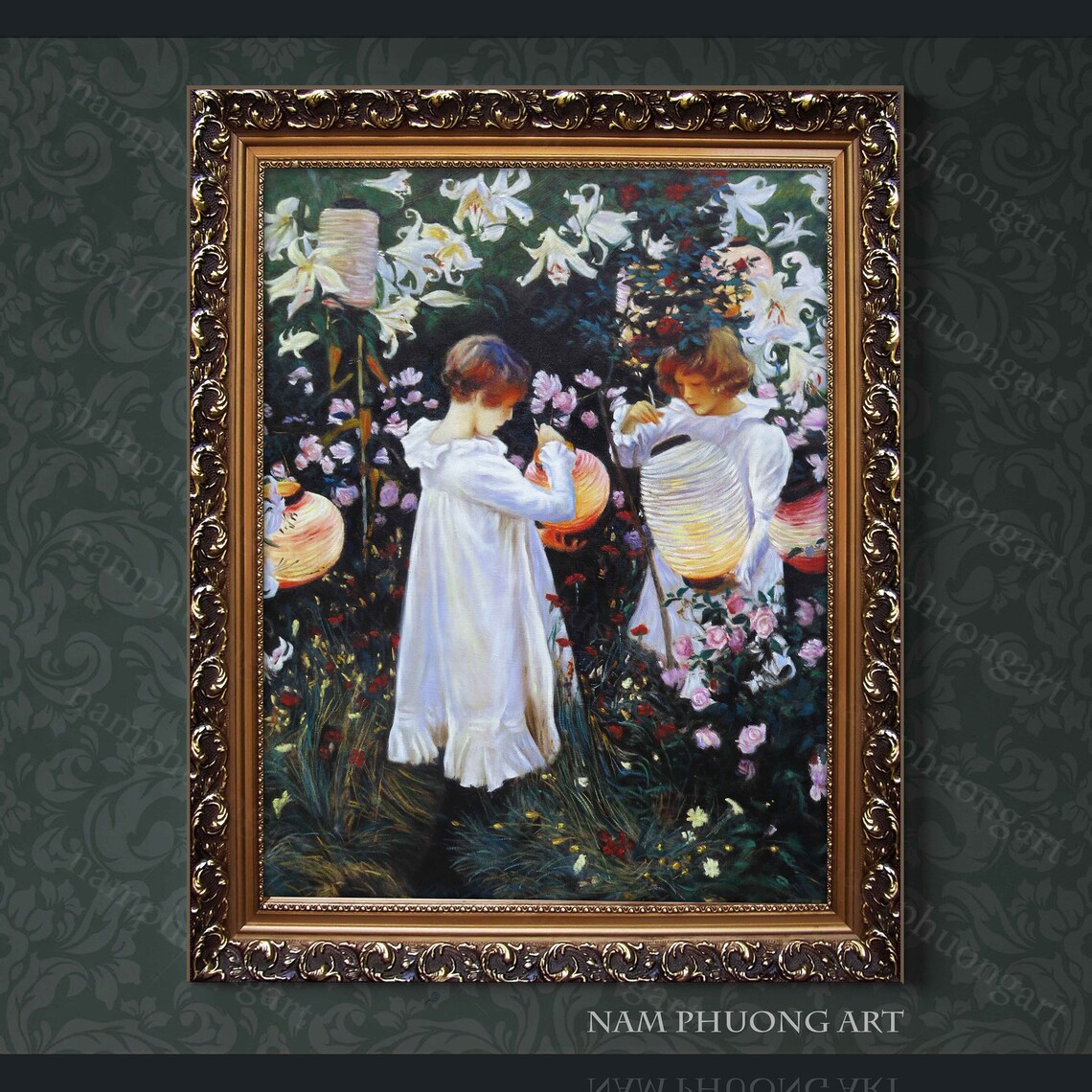 John Singer Sargent Carnation Lily Lily Rose - Etsy