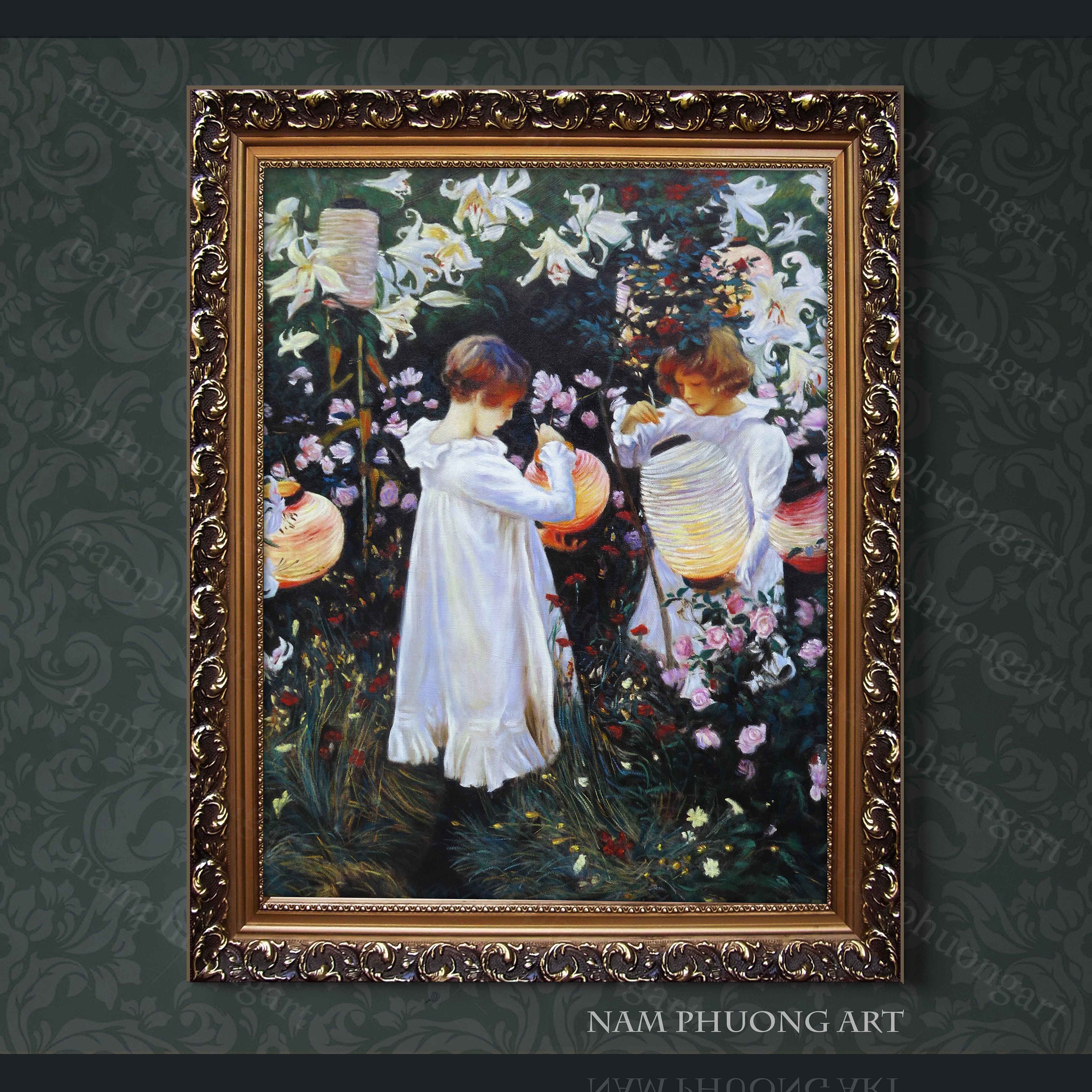 John Singer Sargent Carnation Lily Lily Rose - Etsy