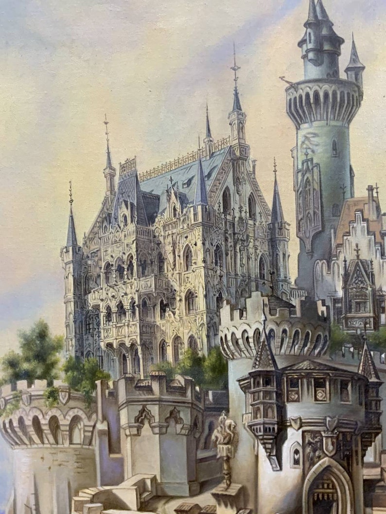 Falkenstein Castle Christian Jank's Plan for the Castle - Etsy