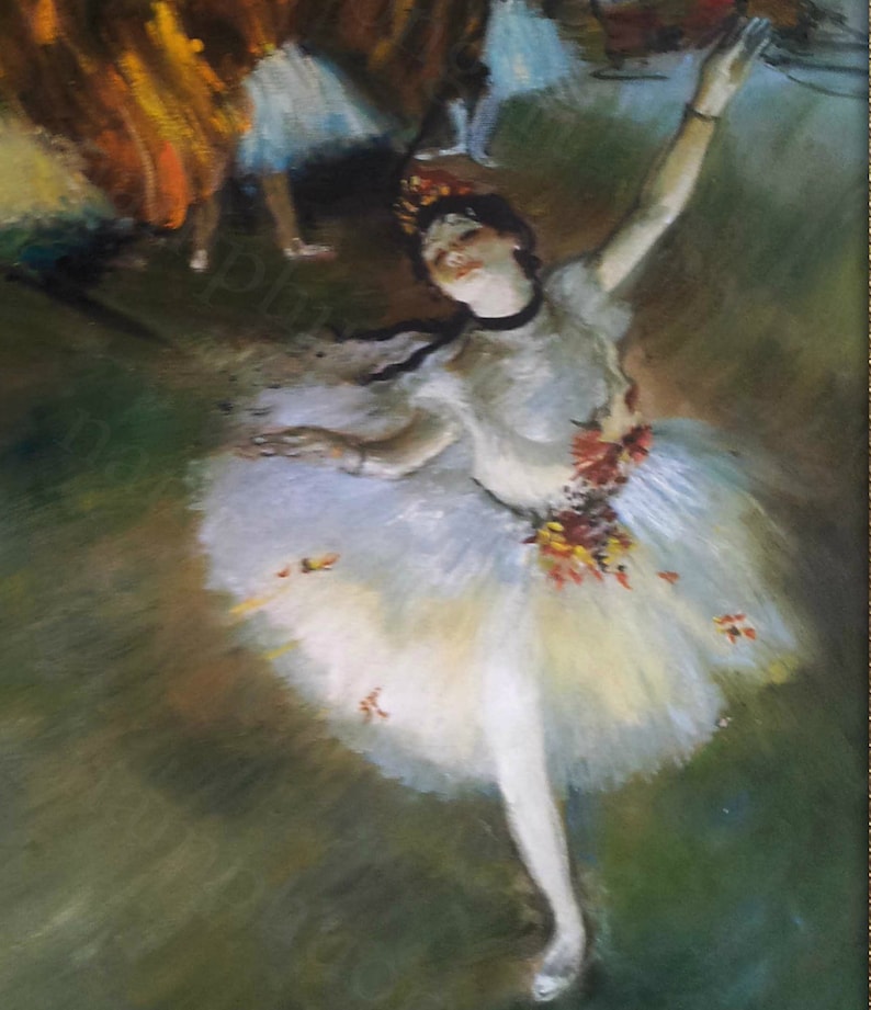 Edgar Degas the Star (dancer on the Stage) 1878, High Quality Hand ...