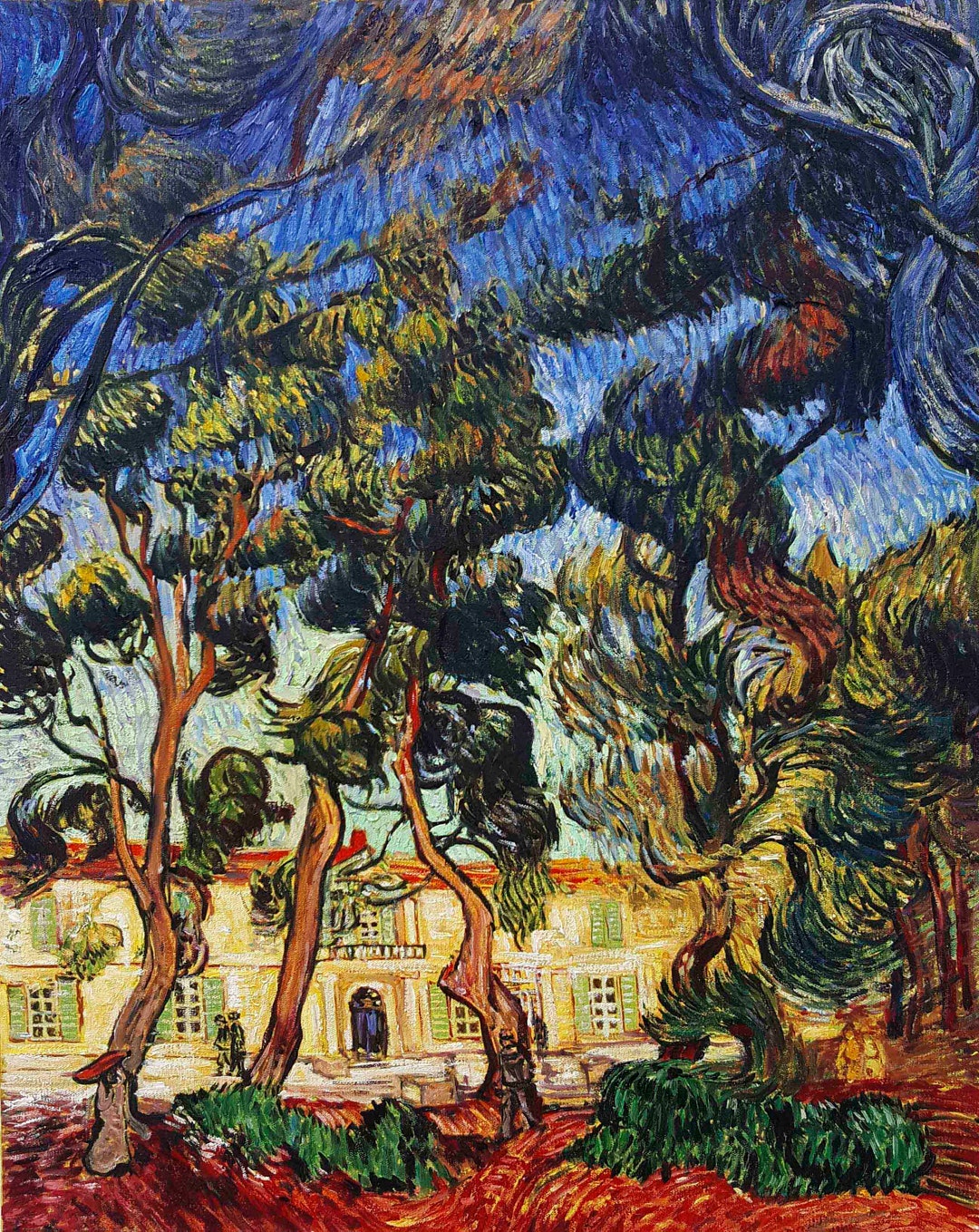 Vincent Van Gogh Hospital at St. Remy 1889, High Quality Hand Painted ...