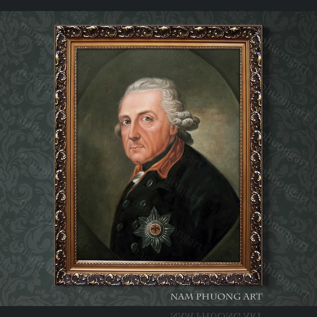 Frederick the Great by Anton Graff, High Quality Oil Paintings ...